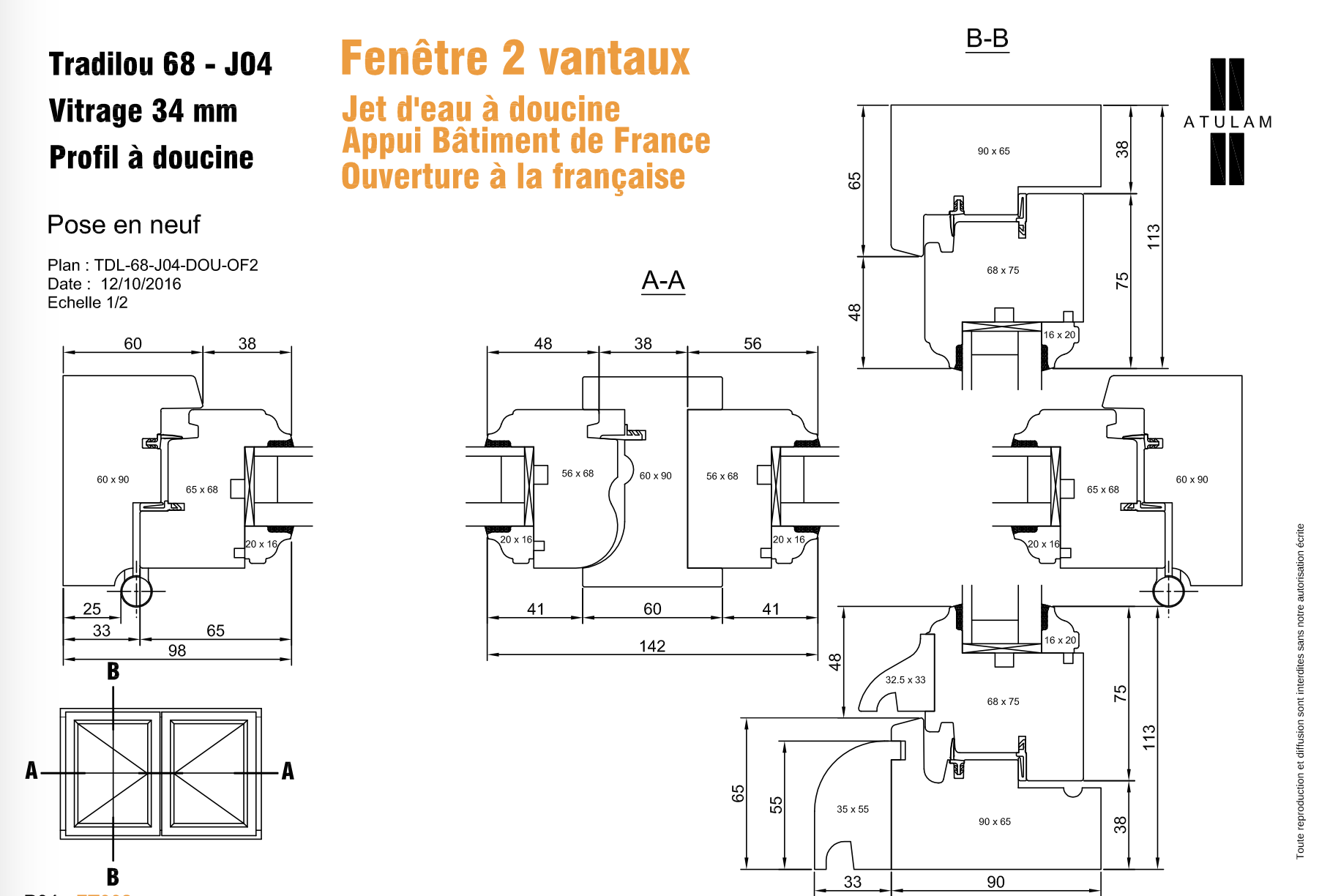 Menuiseries bois sur mesure, fenêtre Tradilou | Fenêtres Consulting 92
